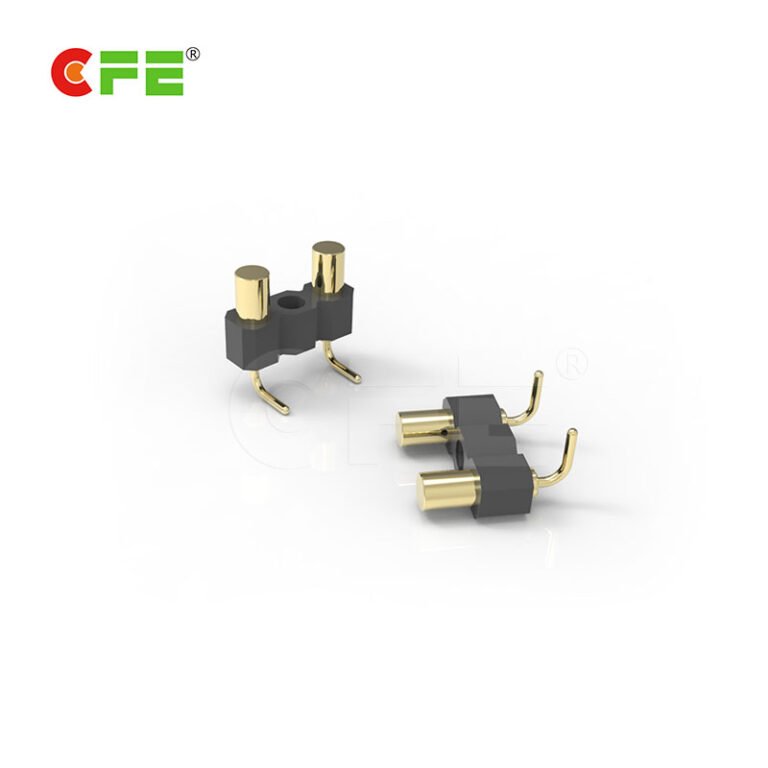2.54mm pitch right angle spring loaded probe pin connector