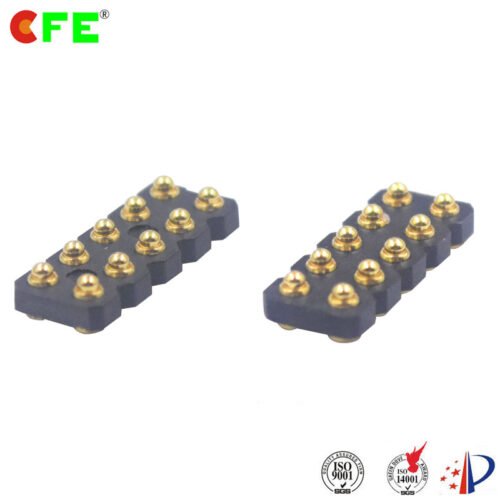 2.54mm pitch SMD 8 pin pogo pin spring connector - CFE pogo connector
