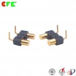 2.54mm pitch right angle spring loaded probe pin connector