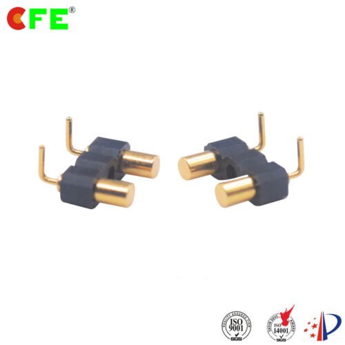 2.54mm pitch right angle spring loaded probe pin connector