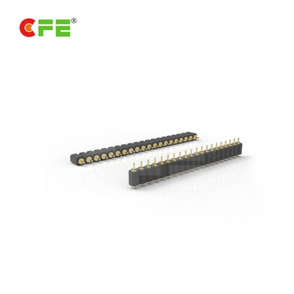 2.54mm pitch right angle spring loaded probe pin connector