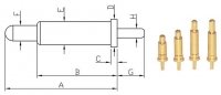Large spring contact probes pogo pins - CFE pogo pin spring loaded pin