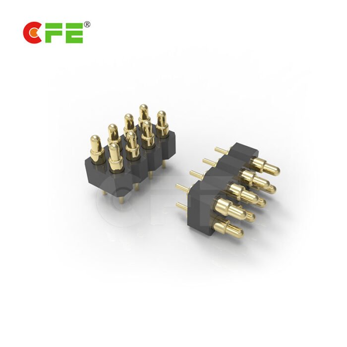 2.54mm DIP pogo pin spring electrical connectors manufacturer