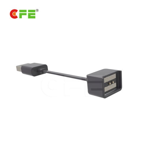 Pogo pin magnetic connector with magnetic pogo pin charger